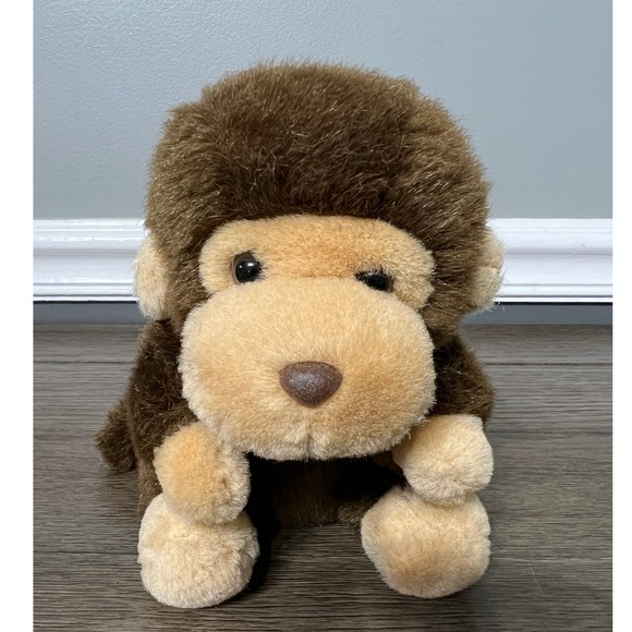 Walmart | Toys | Vintage Walmart Plush Monkey Stuffed Animal Brown Tan ...
